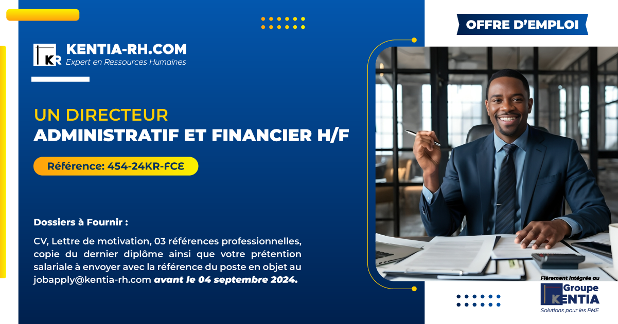 Un directeur administratif et financier H/F